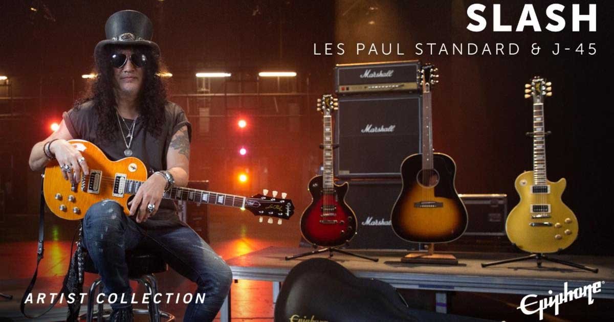 Epiphone Slash Collection Celebrates the Iconic Guitarist and His ...