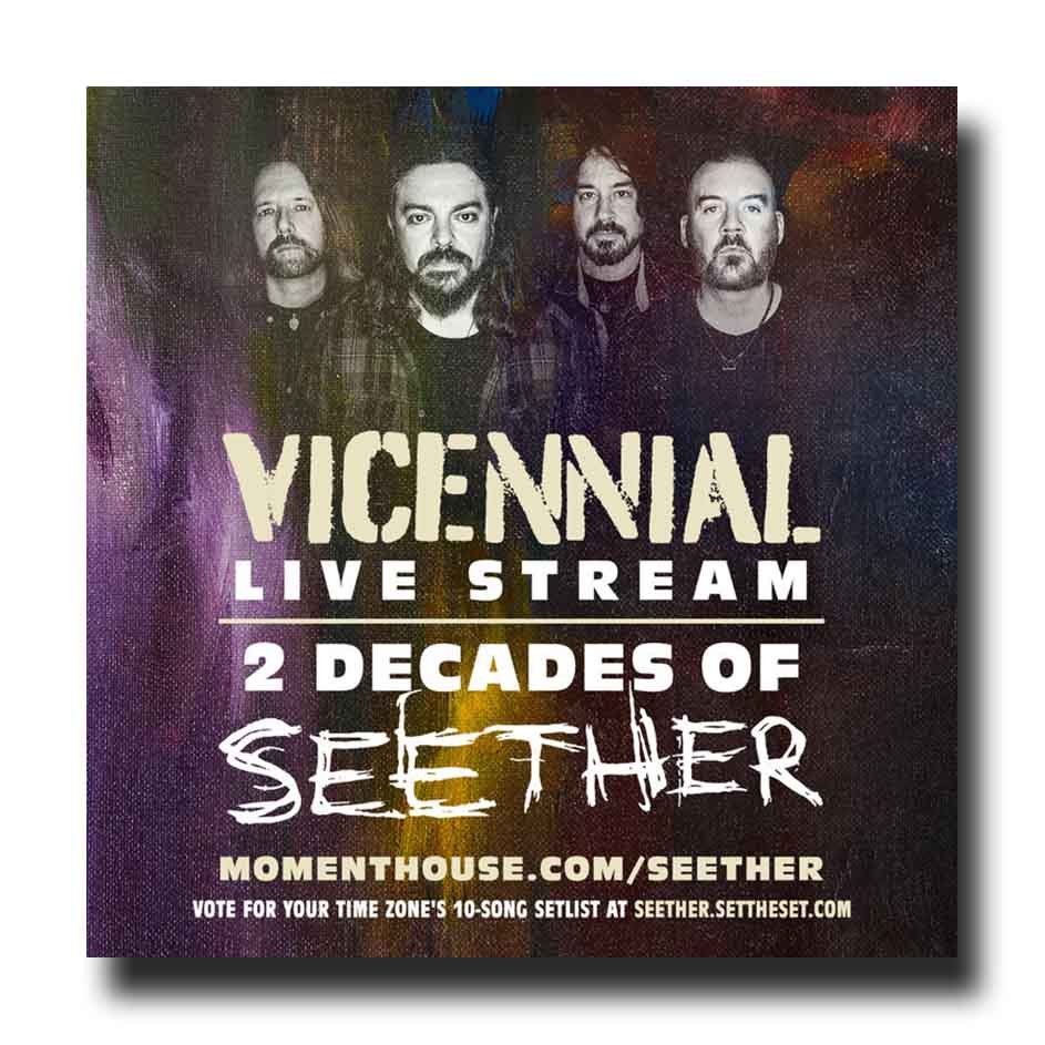Seether - The "Vicennial" Livestream Review - Mayhem Music Magazine